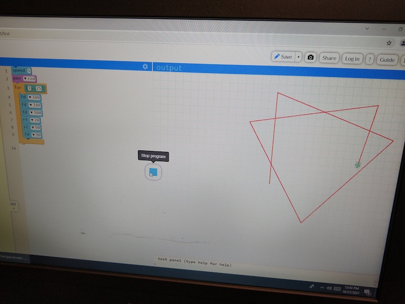Pencilcode.net Student Work | Occasional Observations of Traveling ...